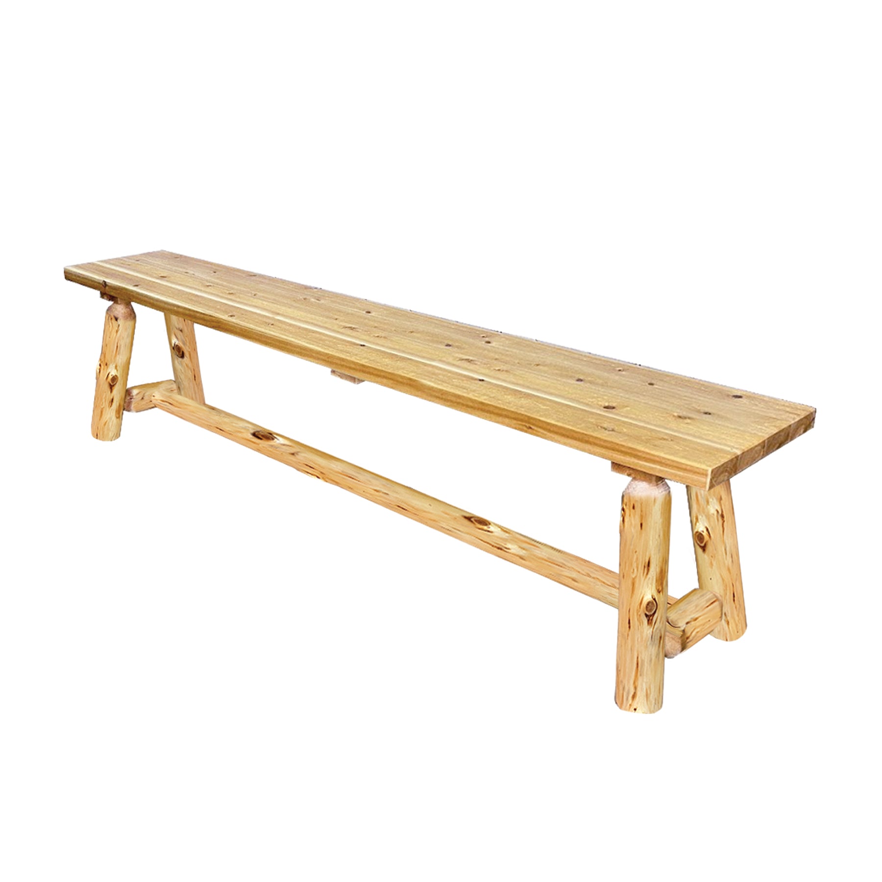 6 ft Bench | LogHeads Home Center | Rustic Handmade