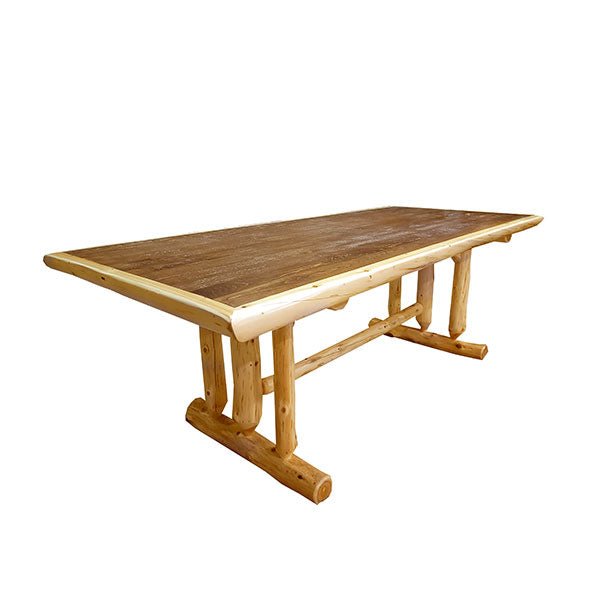 Farmhouse Dining Table | Rustic Dining Table | Log Furniture